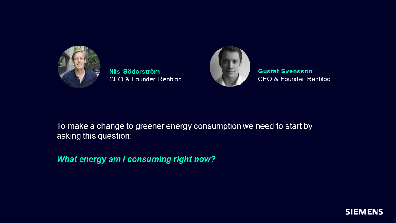 From the sofa to the shopfloor – start-up Renbloc and Siemens driving Sustainability by ...