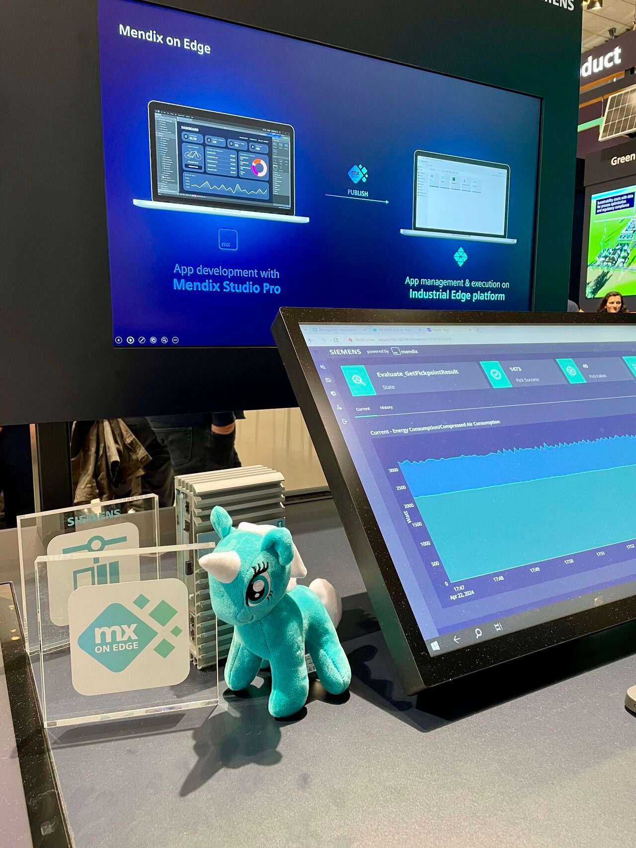 Mendix on Edge and I on Hannover fair by Tina Antonie Braun on Siemens Blog